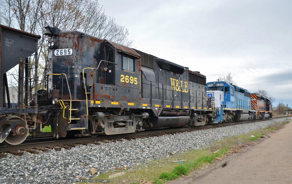 WE 2695 is sure an odd fellow for this assignment.